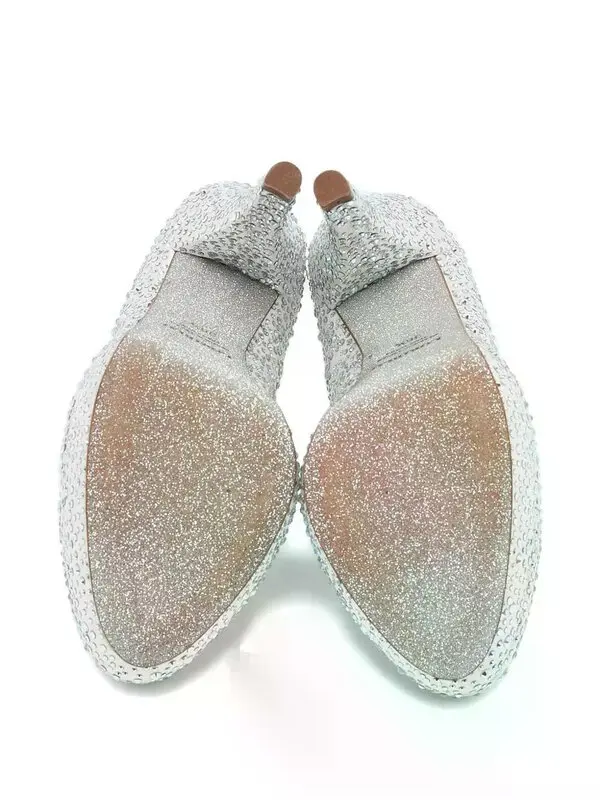 LORIBLU 125mm Crystal-embellished Pumps