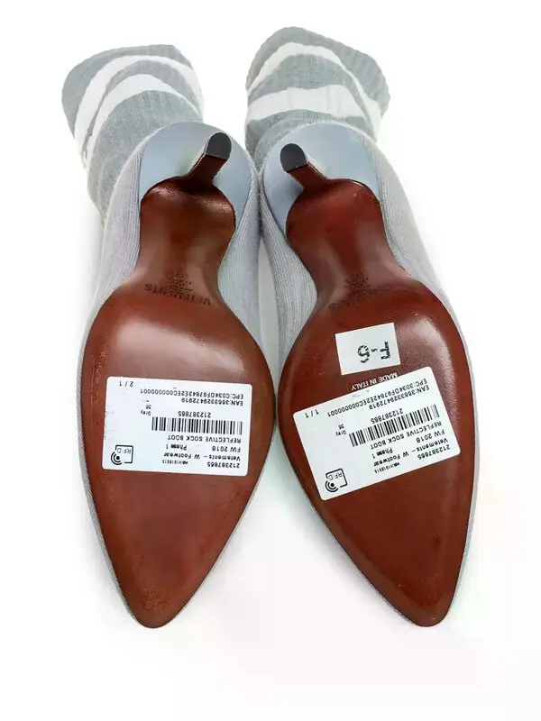 Vetements 110mm Pointed Sock-style Ankle Boots