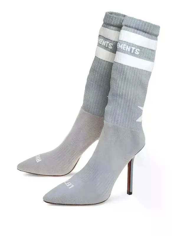 Vetements 110mm Pointed Sock-style Ankle Boots