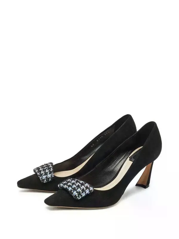 Dior Houndstooth Pointed Pumps