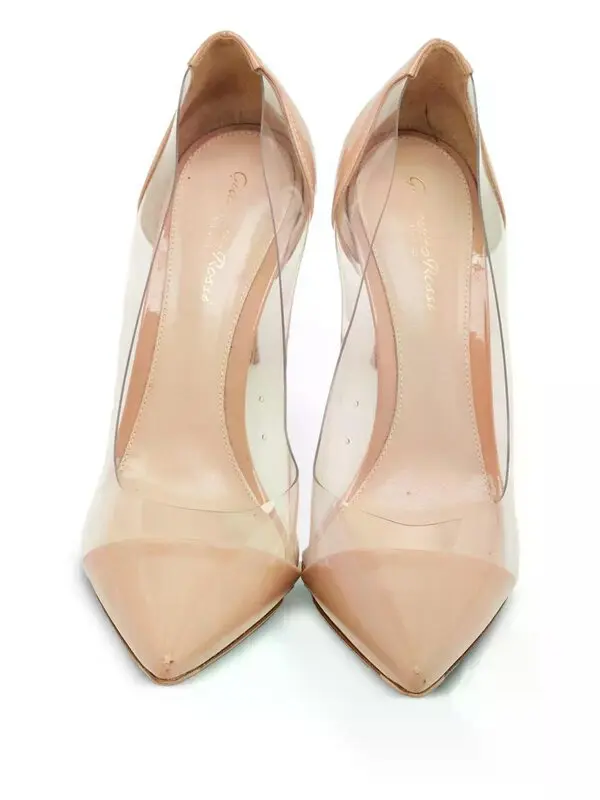GIANVITO ROSSI Plexi Pointed-toe Pumps