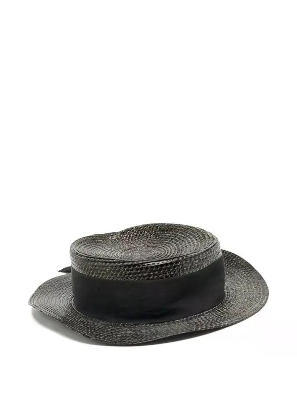Saint Laurent Woven Wide Brim Hat