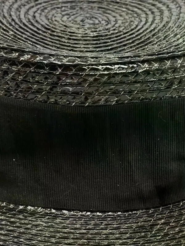 Saint Laurent Woven Wide Brim Hat