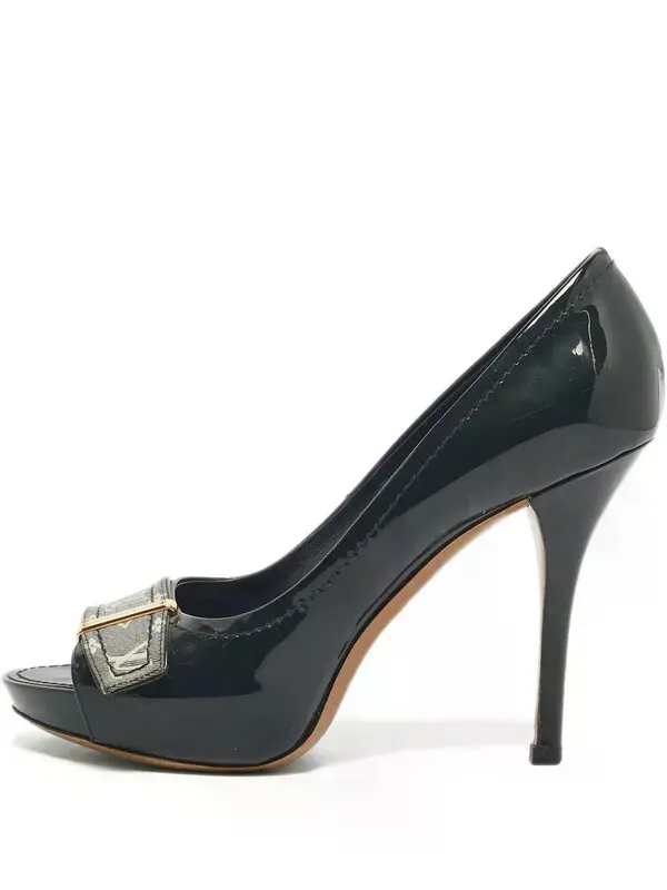 LOUIS VUITTON Idylle Buci Open-toe Pumps