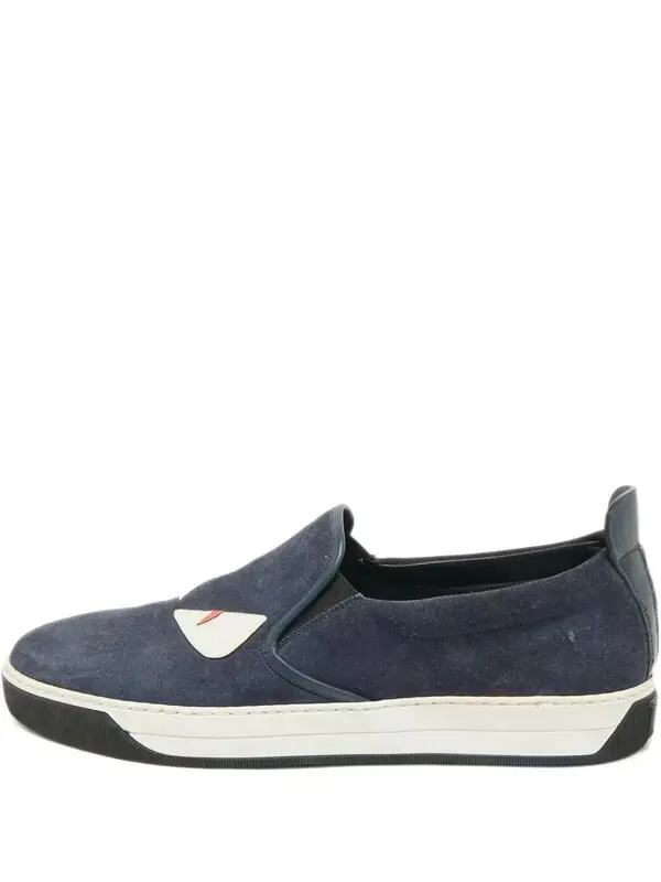 Fendi Leather Slip-on Shoes