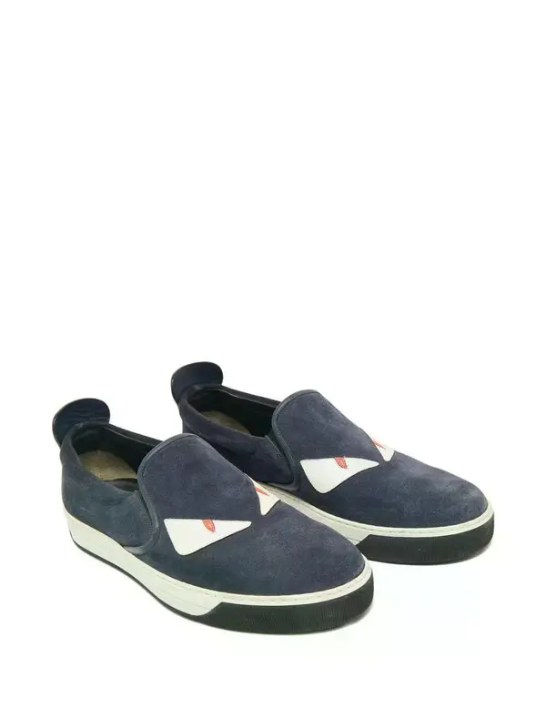 Fendi Leather Slip-on Shoes