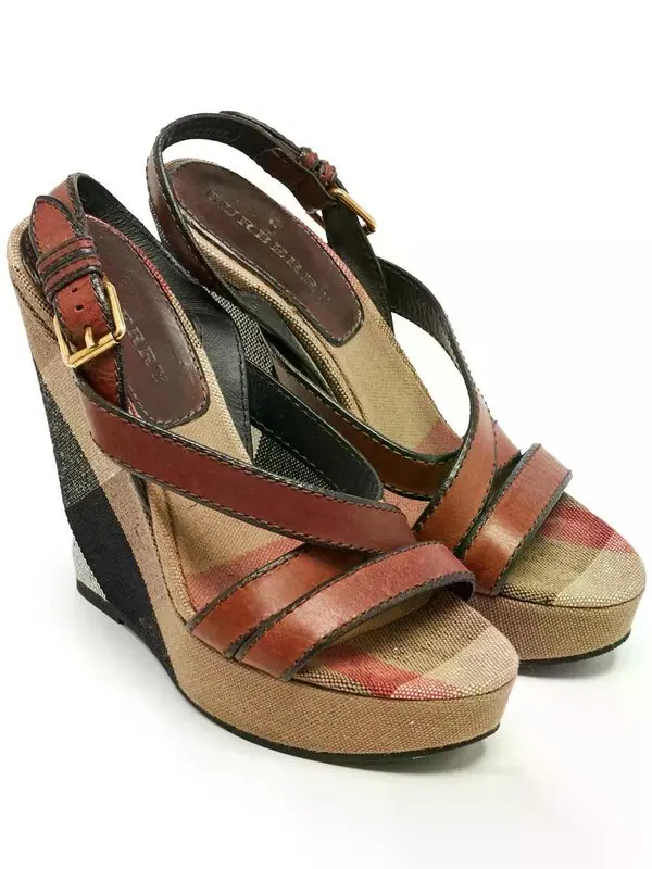Burberry Check-pattern Sandals