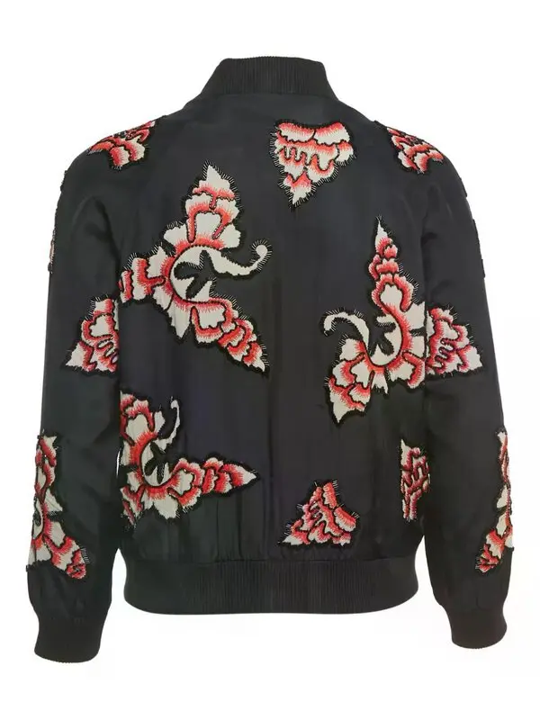 Alice + Olivia Embellished Bomber Jacket