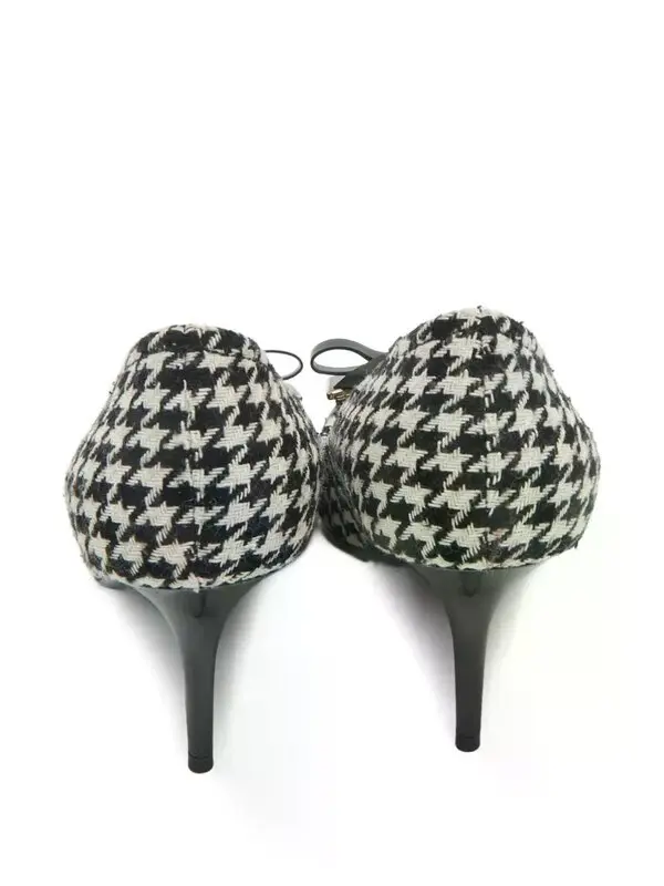 Dior Houndstooth Bow Pumps