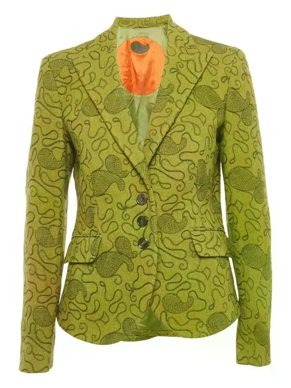 Etro Paisley-embroidered Wool Blazer