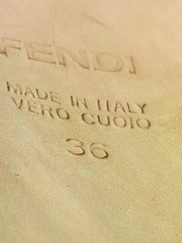 Fendi Platform Logo-pattern Pumps