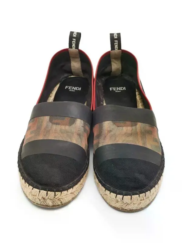 Fendi Zucca-pattern Espadrilles