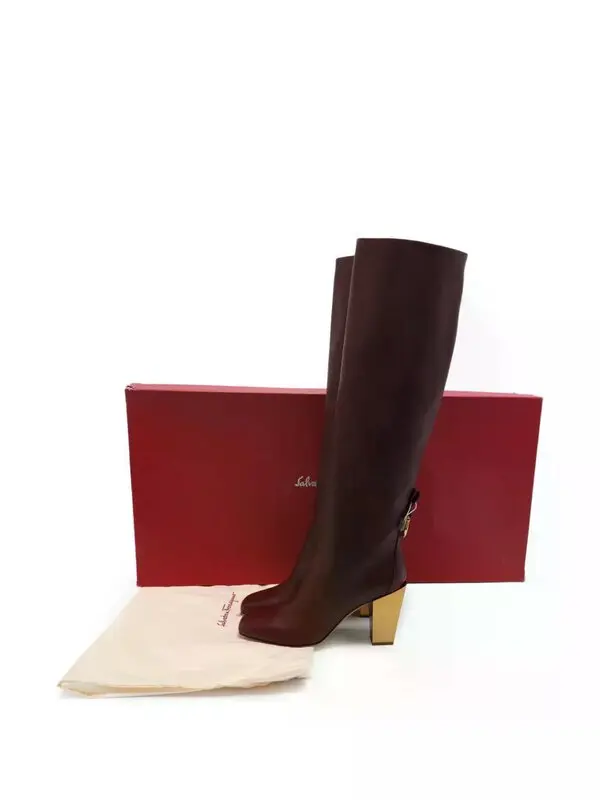 FERRAGAMO Leather Knee-high Boots