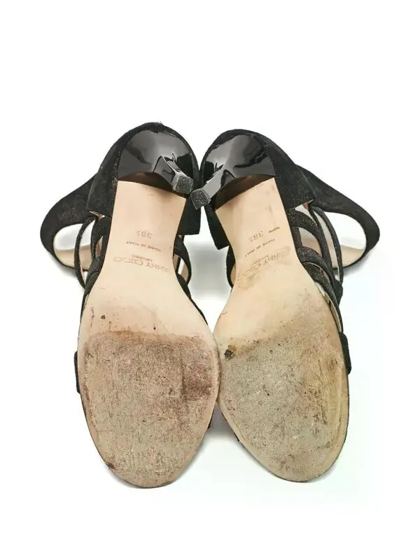 JIMMY CHOO Ankle-strap Crisscross Sandals