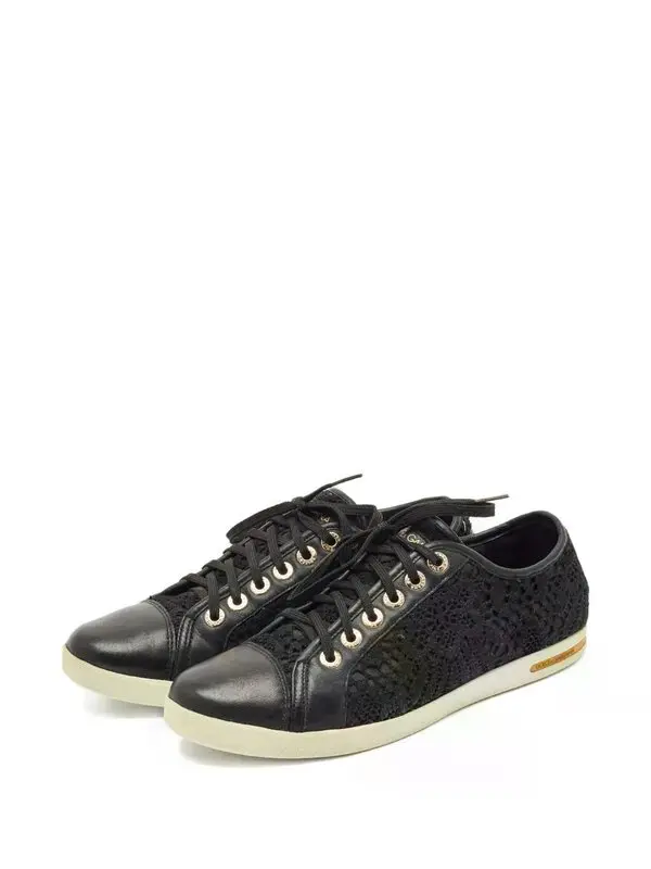 Dolce & Gabbana Lace And Leather Sneakers