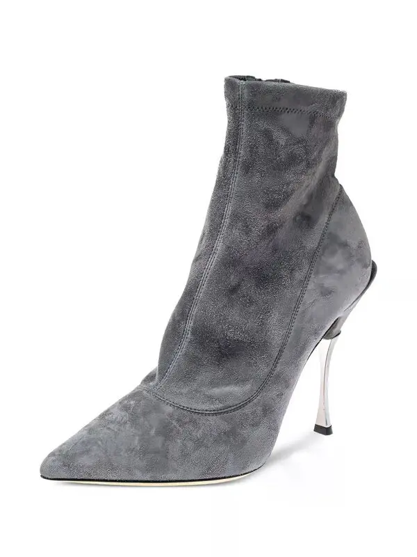 Dolce & Gabbana 115mm Leather Ankle Boots