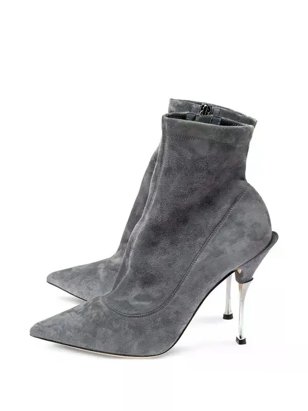 Dolce & Gabbana 115mm Leather Ankle Boots