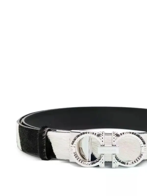 FERRAGAMO Printed Reversible Belt