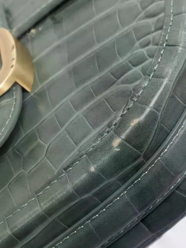 AIGNER Celia Embossed Leather Bag