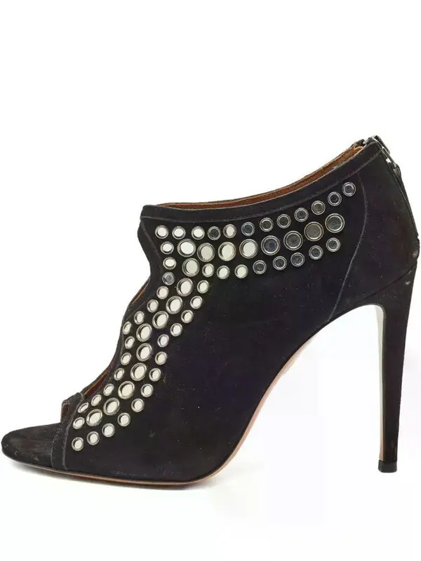 AQUAZZURA Peep Toe Embellishment Booties