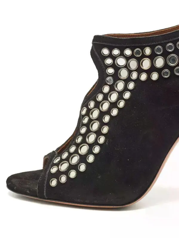 AQUAZZURA Peep Toe Embellishment Booties