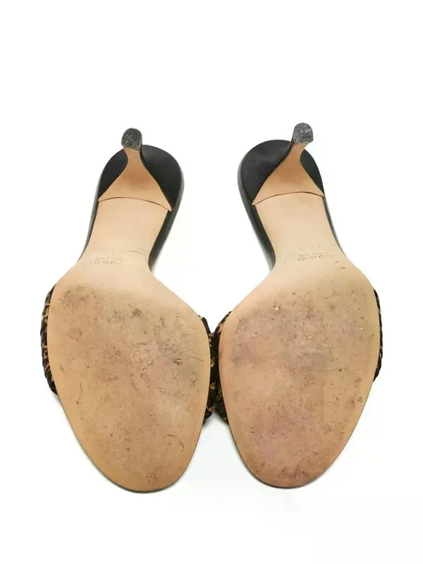 Gucci Gg-detail Open-toe Sandals