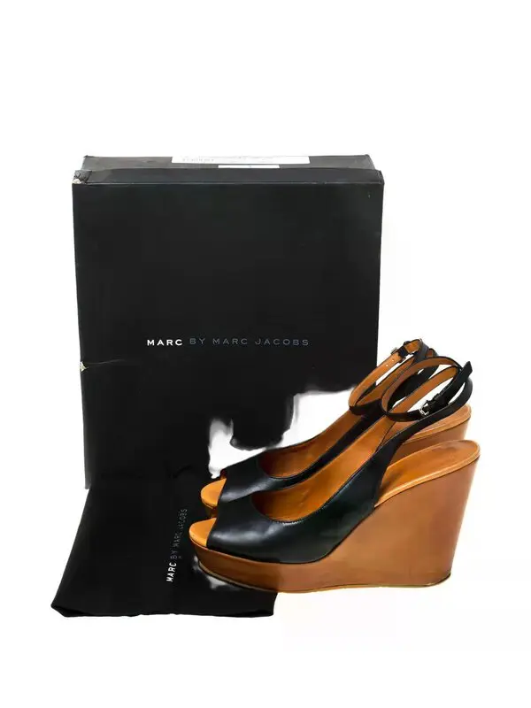 Marc Jacobs 110mm Peep-toe Wedge Sandals