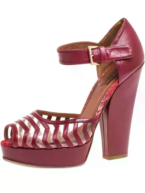 Missoni 145mm Platform Buckled Sandals