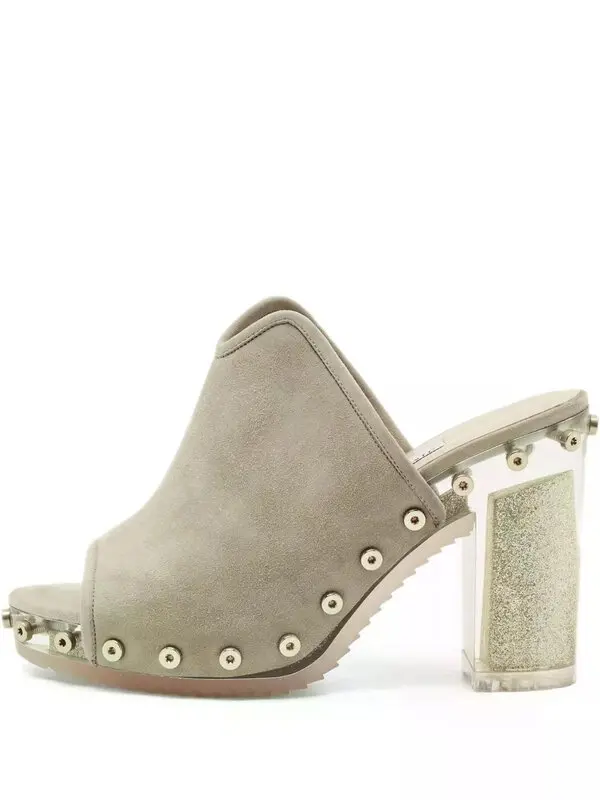 JIMMY CHOO Suede Heeled Sandals