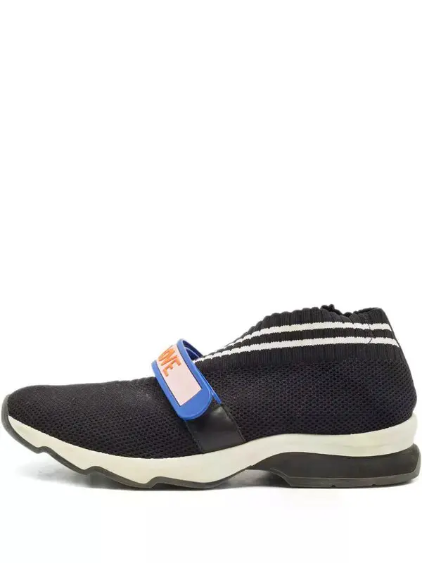 Fendi Rockoko Sneakers With Monochrome Trim