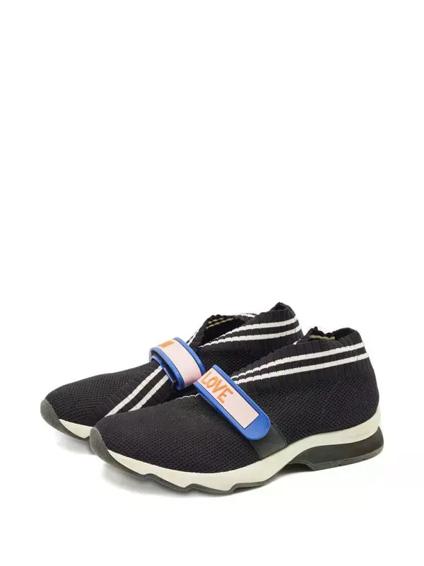 Fendi Rockoko Sneakers With Monochrome Trim