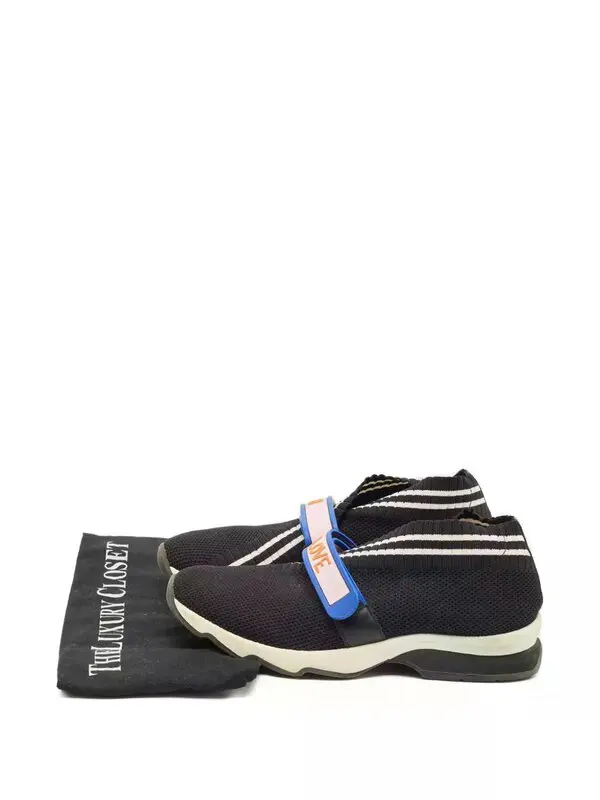 Fendi Rockoko Sneakers With Monochrome Trim