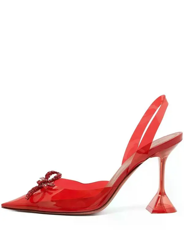 Amina Muaddi 100mm Rosie Pumps
