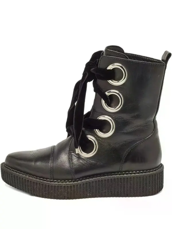 Marc Jacobs Eyelet Detail Ankle Boots