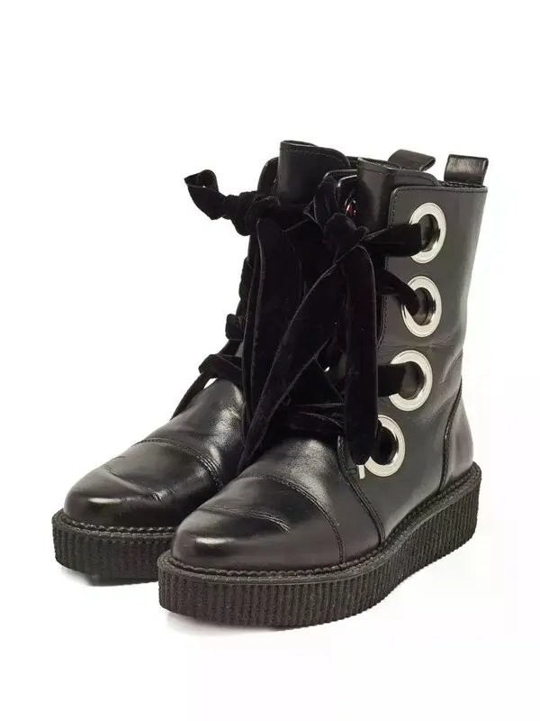 Marc Jacobs Eyelet Detail Ankle Boots