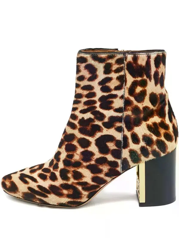 Tory Burch Leopard-print Calf Hair Boots