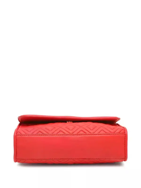 Tory Burch Fleming Quilted Leather Crossbody Bag - Red