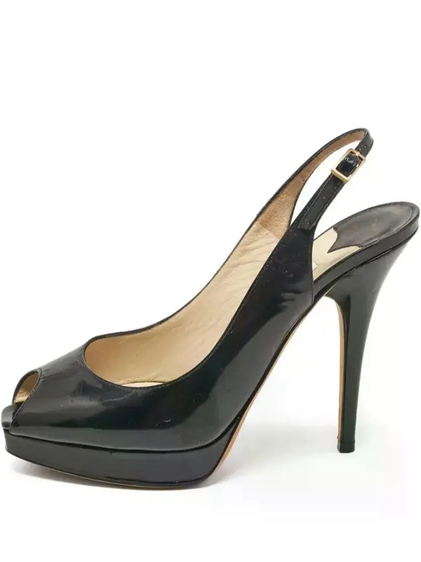 JIMMY CHOO 120mm Leather Heeled Sandals