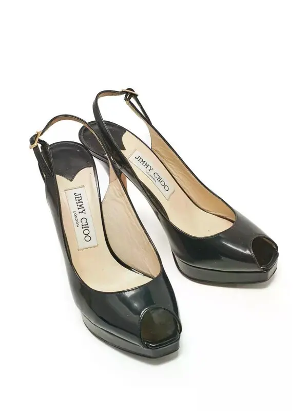 JIMMY CHOO 120mm Leather Heeled Sandals