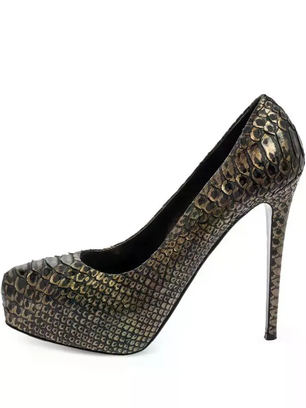 LE SILLA 135mm Python Platform Pumps
