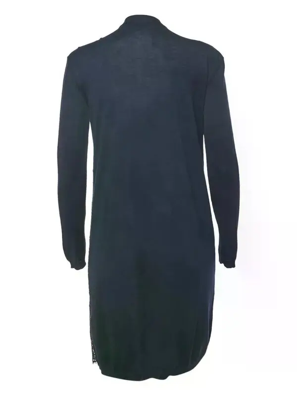 Valentino Garavani Lace Insert Long-sleeve Dress