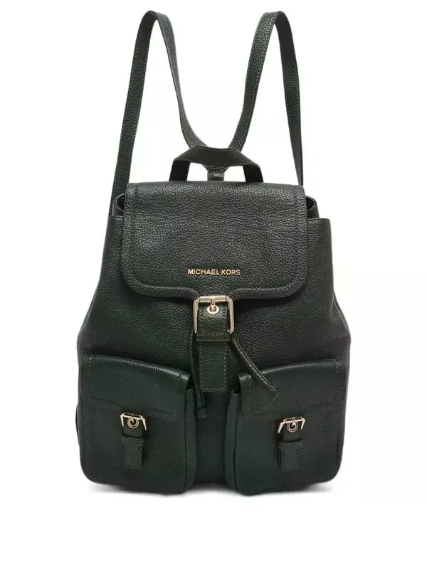 Michael Kors Flap Leather Backpack