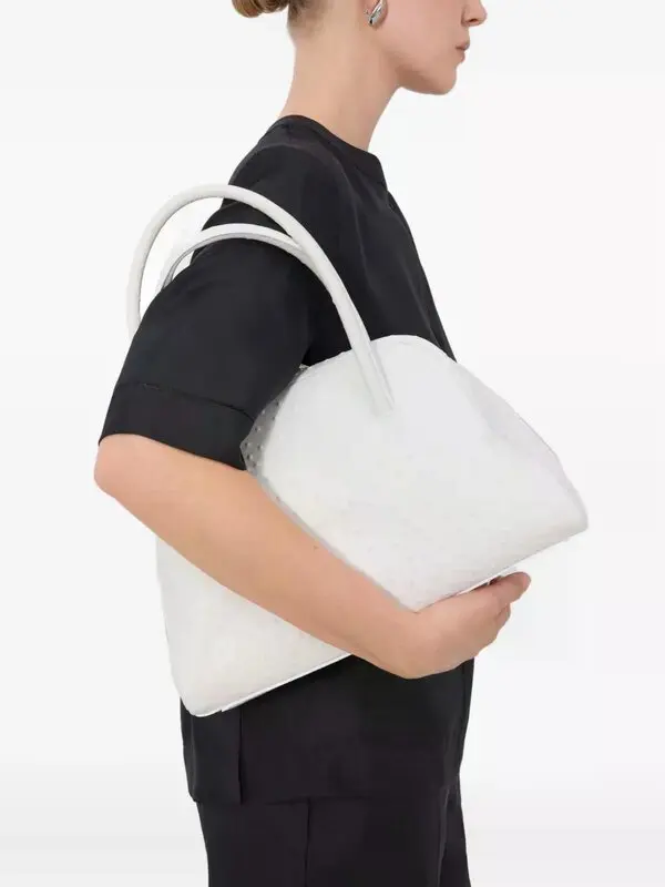 Loulou De Saison Atha Leather Shoulder Bag - White