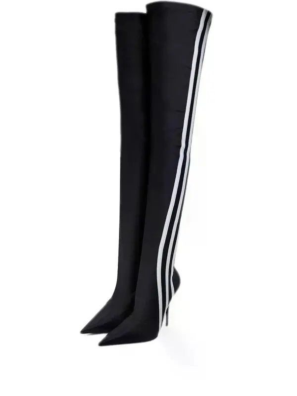 Balenciaga X Adidas Knife Over-the-knee Boots - Black