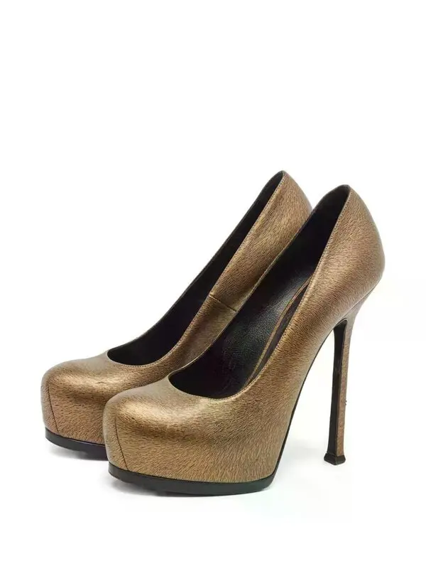 Saint Laurent 145mm Leather Heeled Pumps