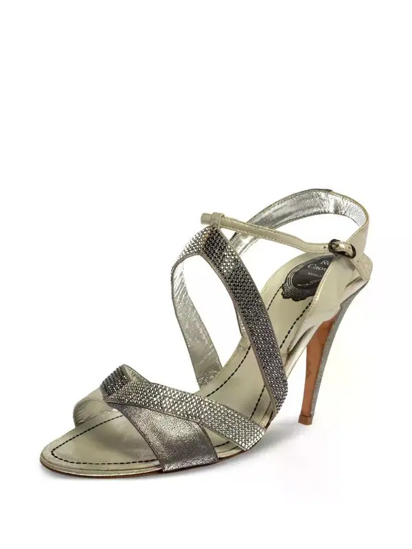 Rene Caovilla 105mm Crystal-embellished Sandals