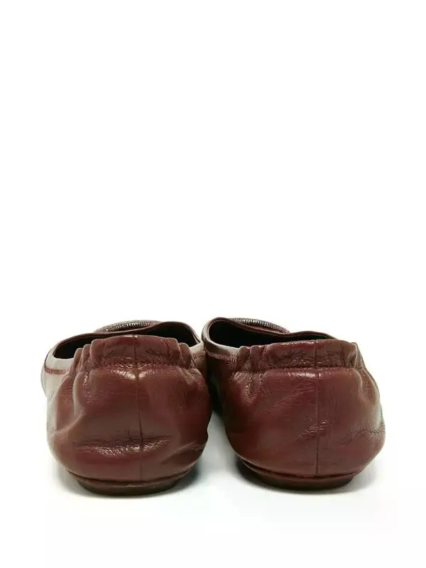 Tory Burch Minnie Leather Ballet Flats