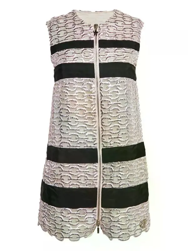 Moncler Chain-link Sleeveless Dress