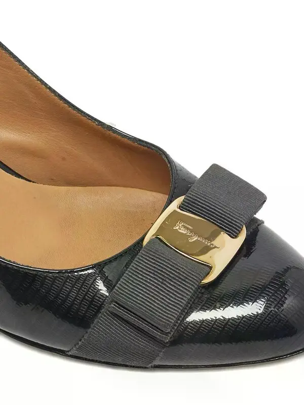 FERRAGAMO Signature Bow Slingback Pumps