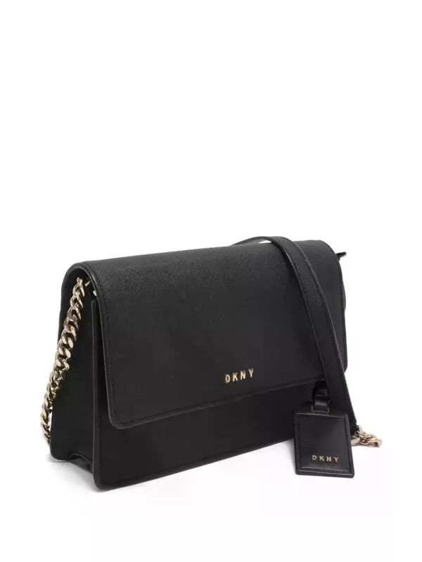 Dkny Logo-detail Leather Cross Body Bag